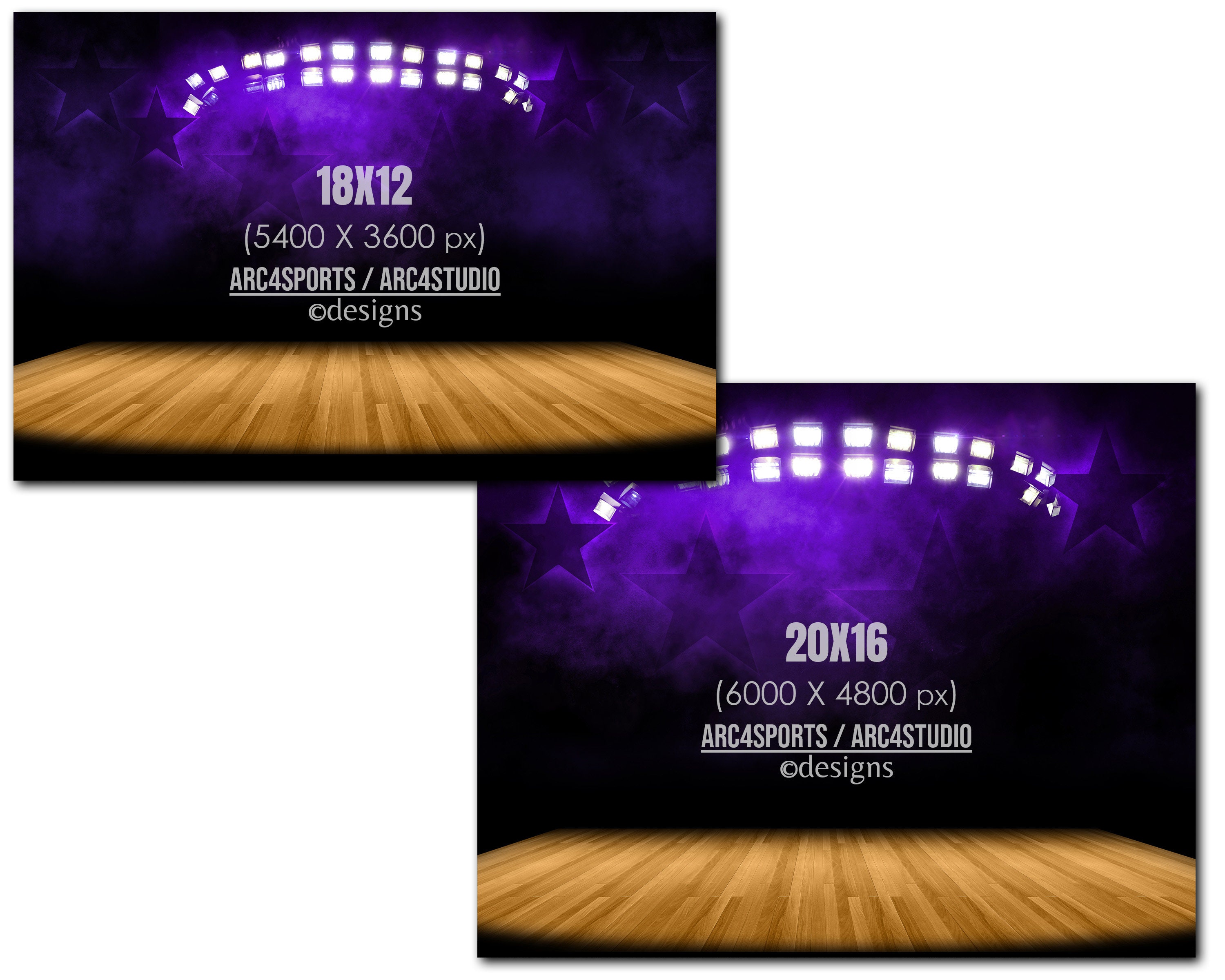 Cheer Dance ARENA Horizontal Digital Backgrounds - Etsy