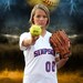 Softball LIGHTNING Digital Background - Etsy