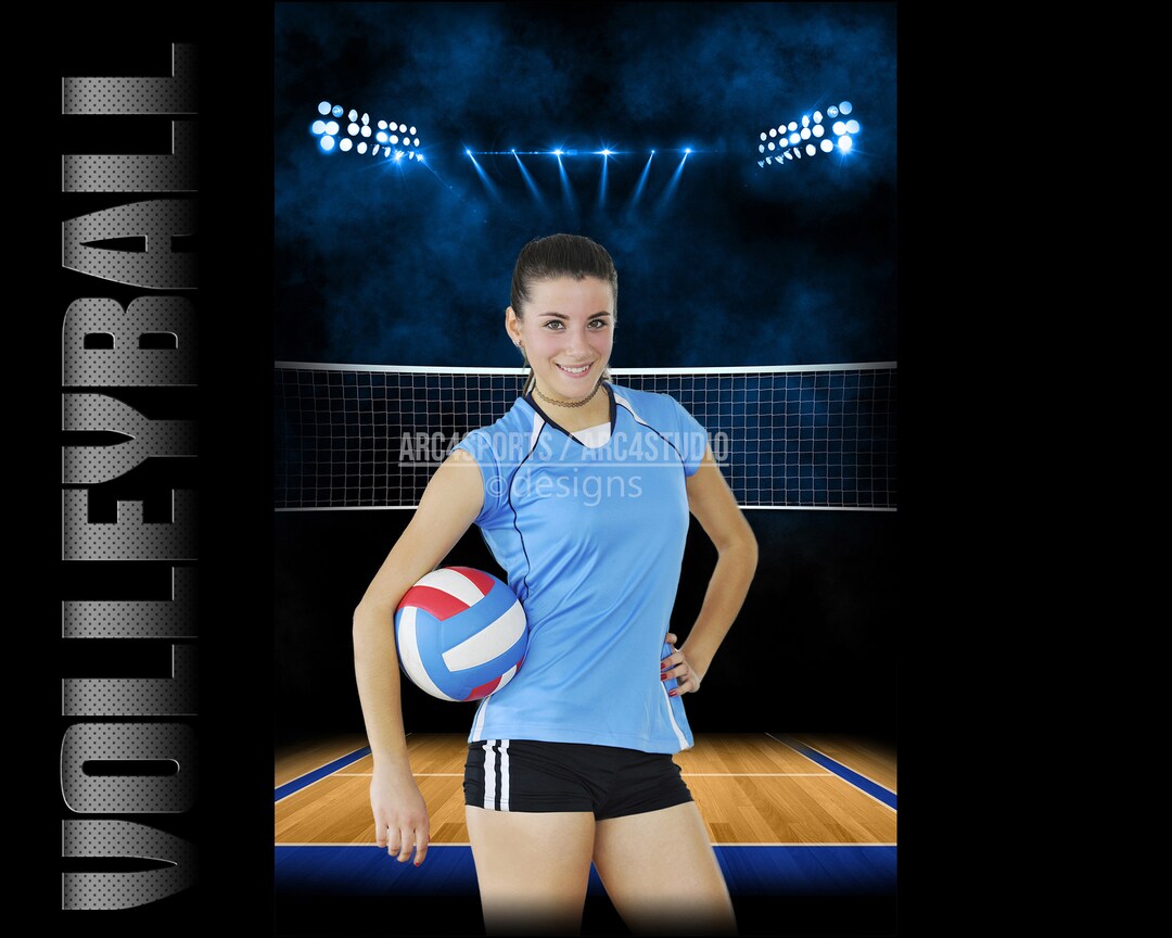 Volleyball ARENA Digital Background - Etsy