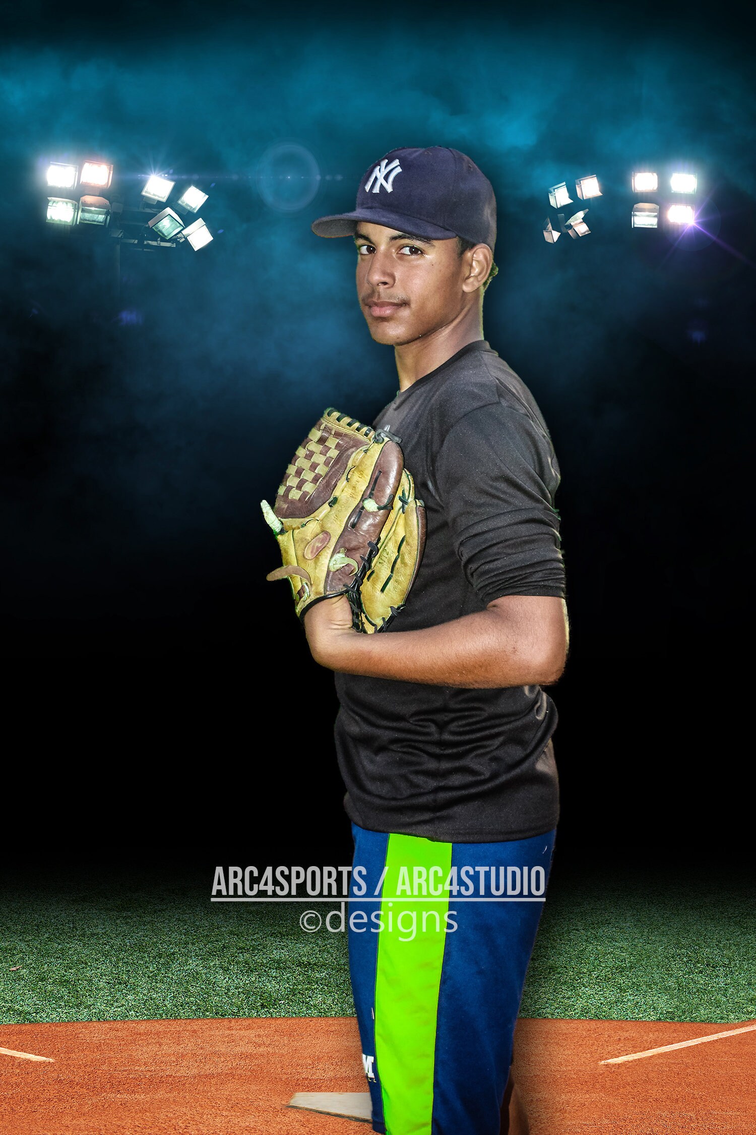 Baseball FIELD Digital Background - Etsy