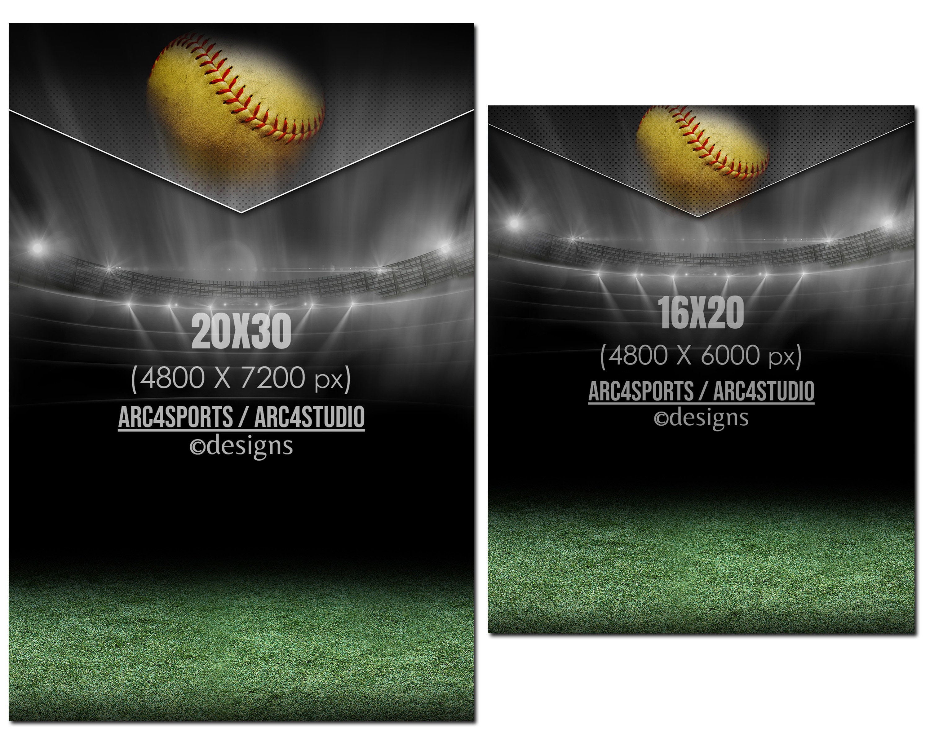 Softball EPIC Digital Backgrounds - Etsy