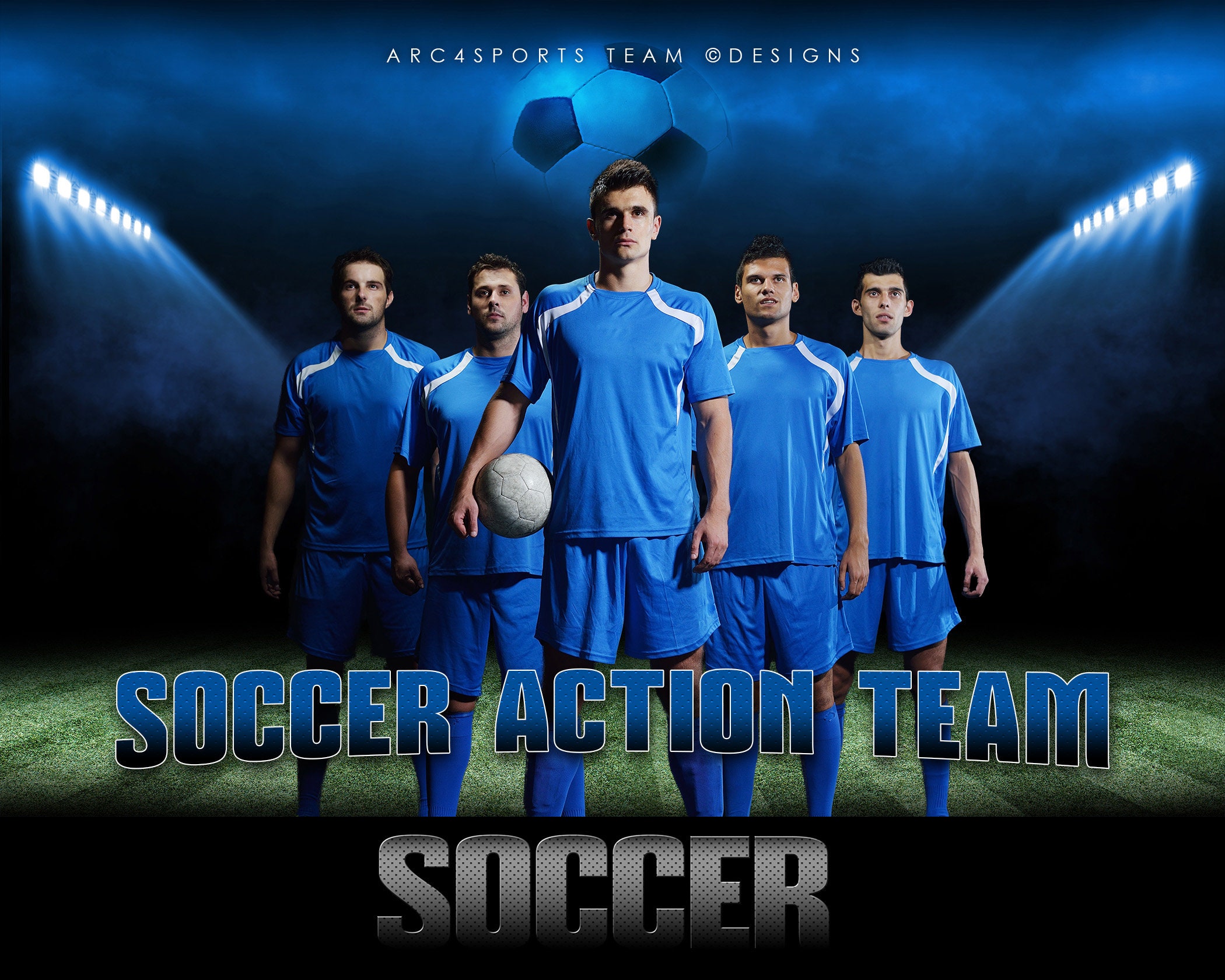 Soccer STADIUM Horizontal Digital Backgrounds | Etsy