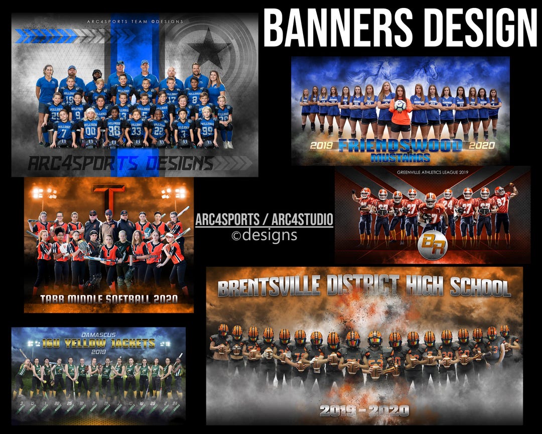 Custom Sports Team Banner Design: Personalized Digital File - Etsy