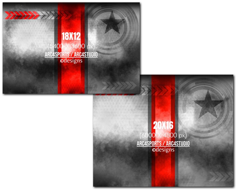 All Sports POWER Horizontal Digital Backgrounds - Etsy