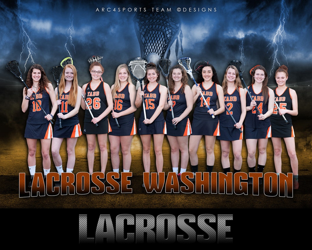 Lacrosse THUNDER Horizontal Digital Backgrounds - Etsy