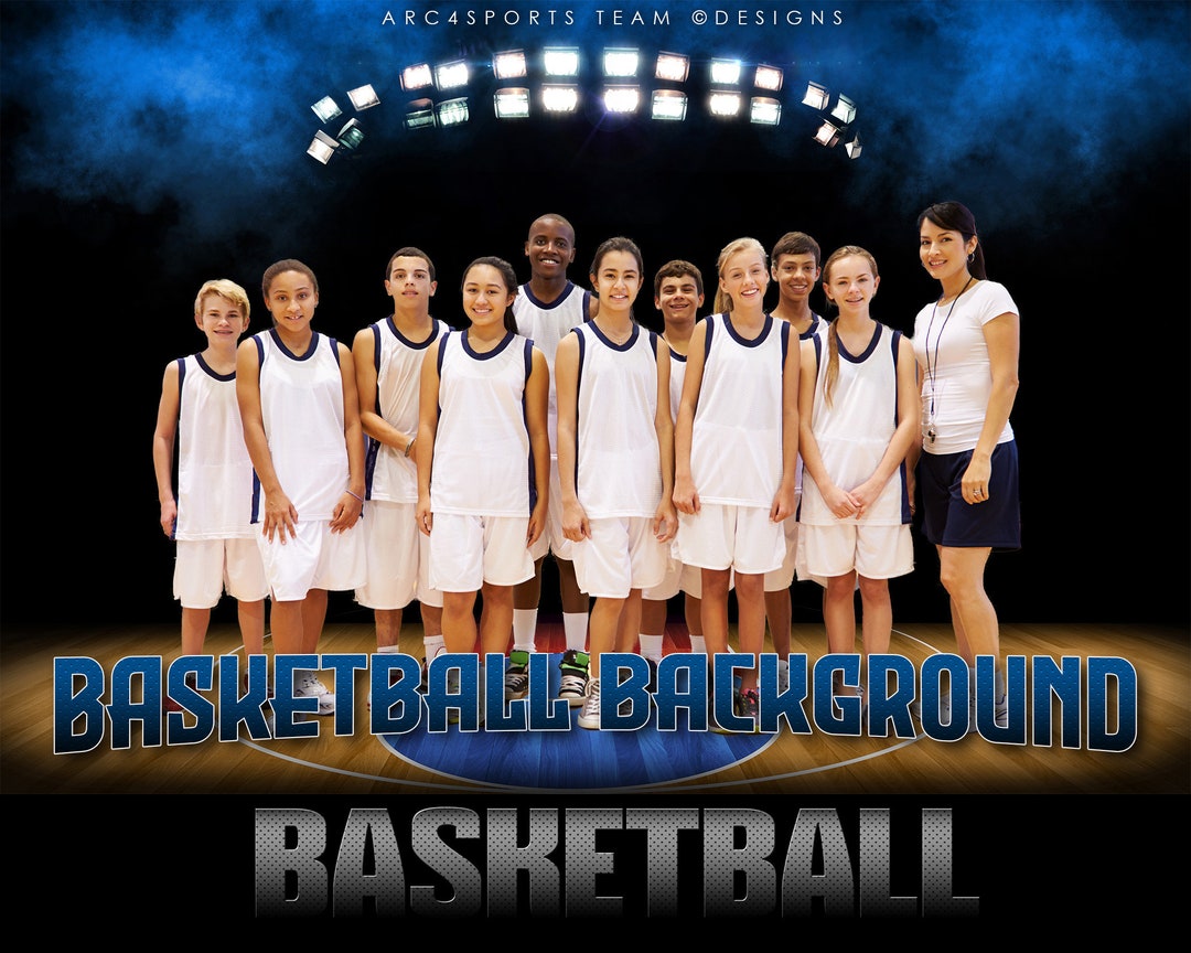 Basketball ARENA Horizontal Digital Backgrounds - Etsy
