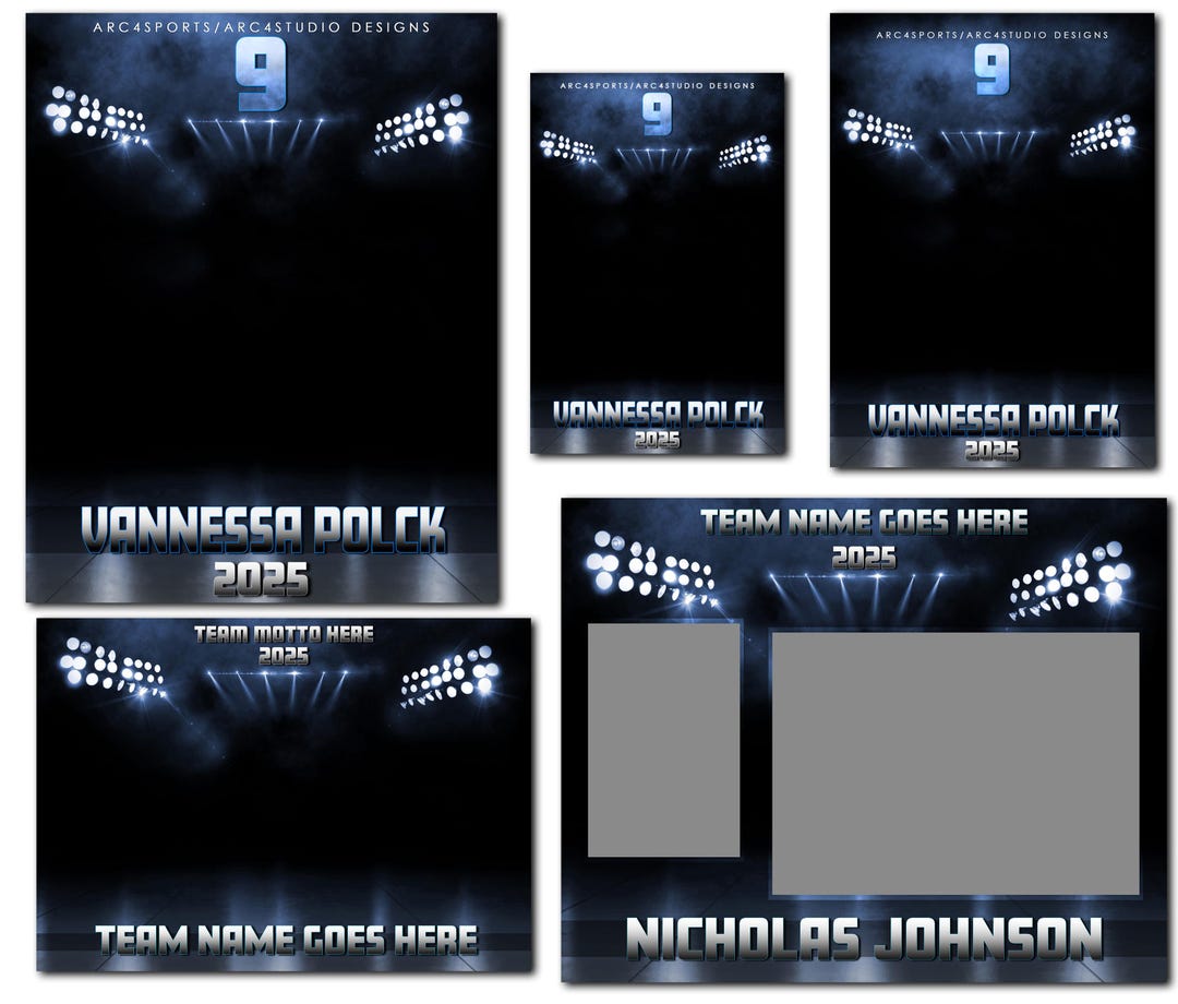 Set of 5 Arena PSD Templates - Etsy