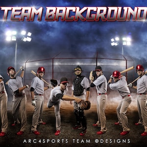 Baseball SELECT Horizontal Digital Backgrounds - Etsy