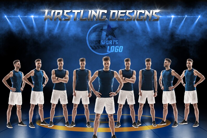 Wrestling Horizontal Digital Backgrounds - Etsy