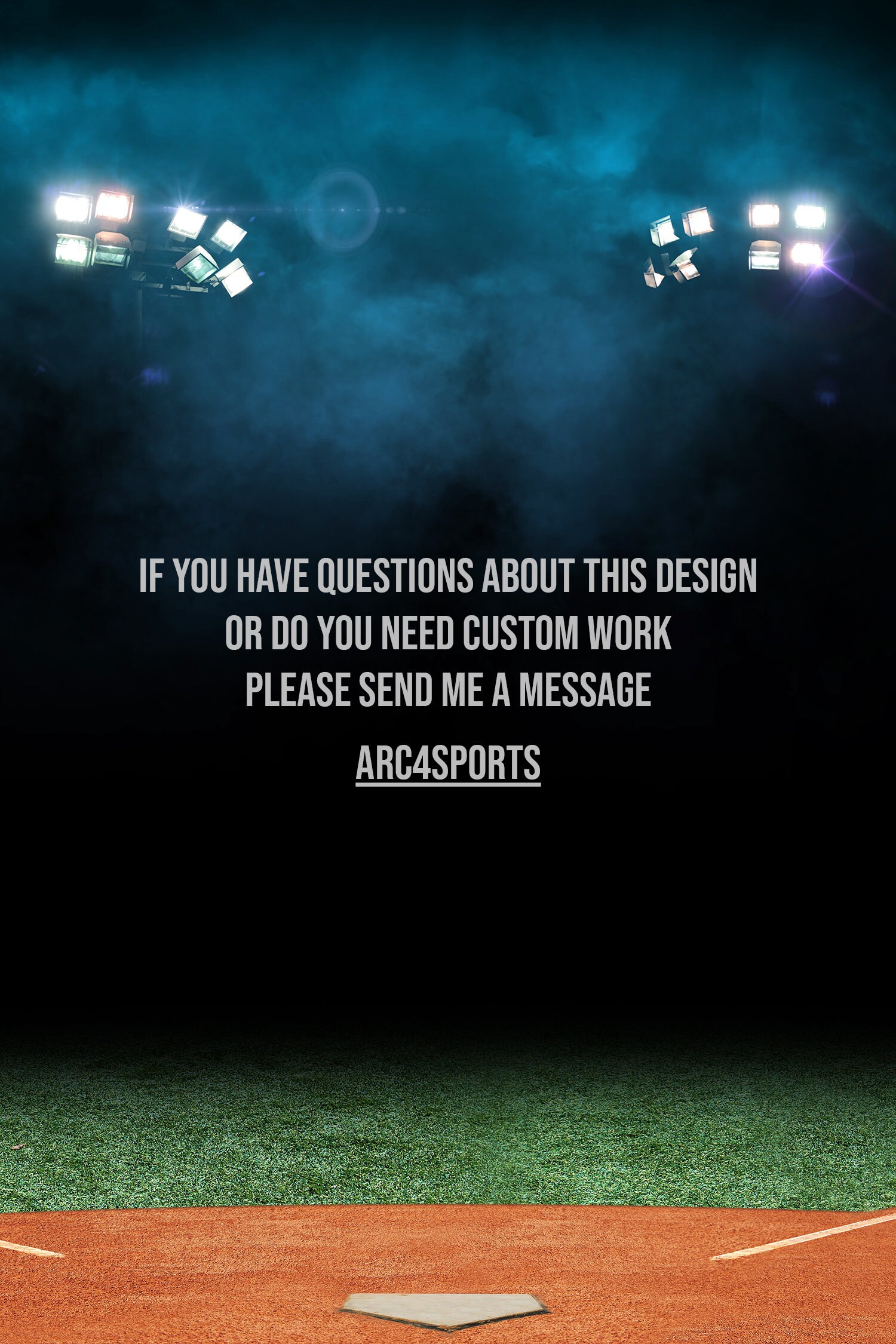 Baseball FIELD Digital Background - Etsy