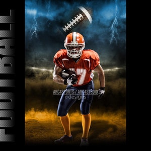 Digital Senior Football-soccer Background I Digital Soccer - Etsy