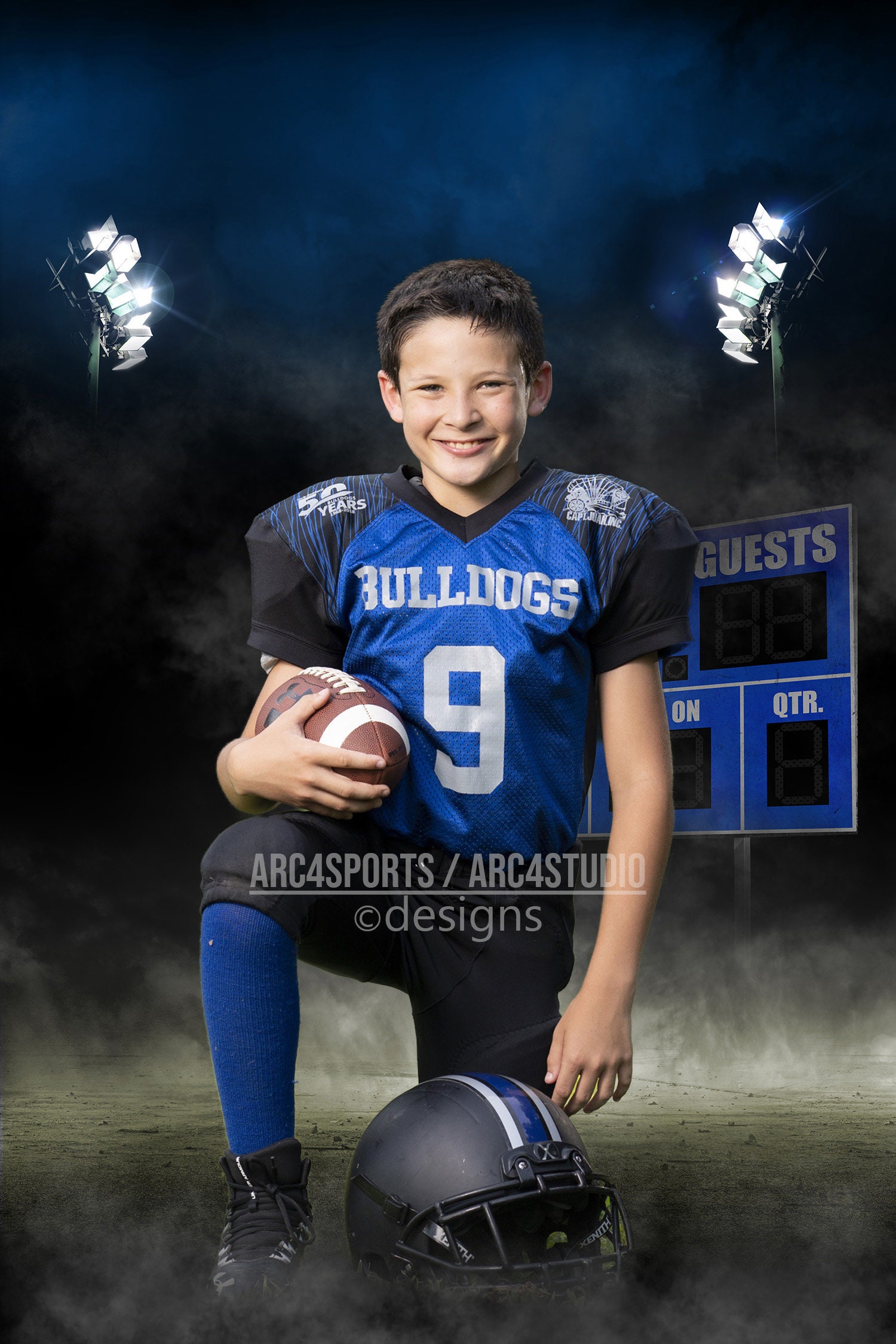 Football SCOREBOARD Digital Background - Etsy