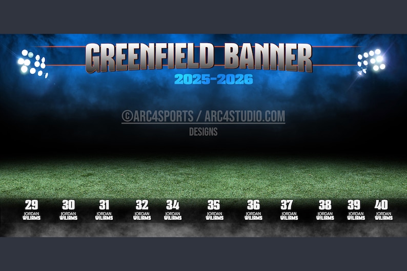 Sports Field BANNER - Etsy