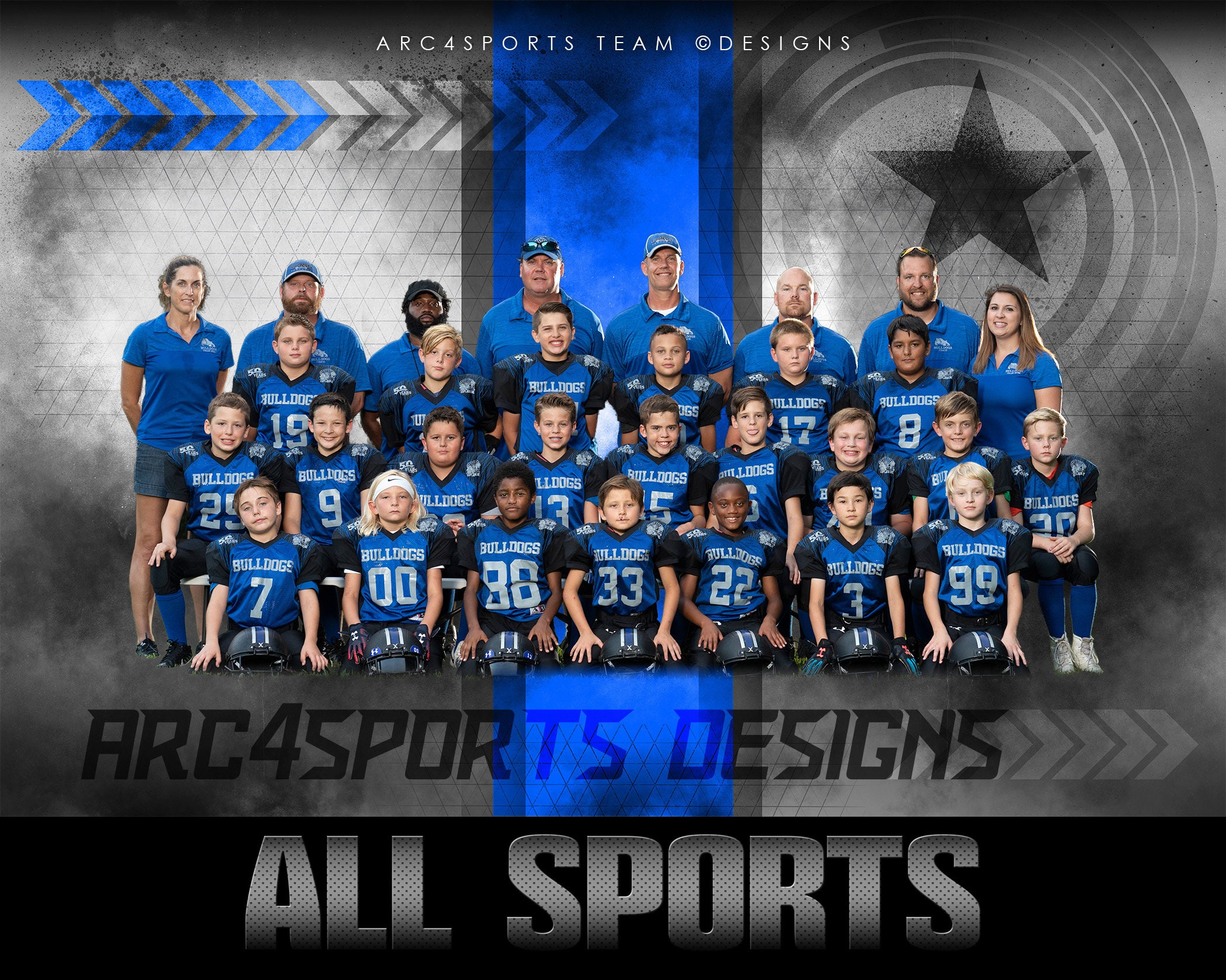 All Sports POWER Horizontal Digital Backgrounds - Etsy