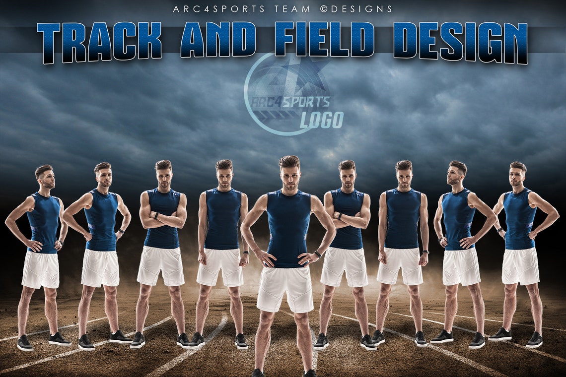 Track and Field Horizontal Digital Backgrounds | Etsy