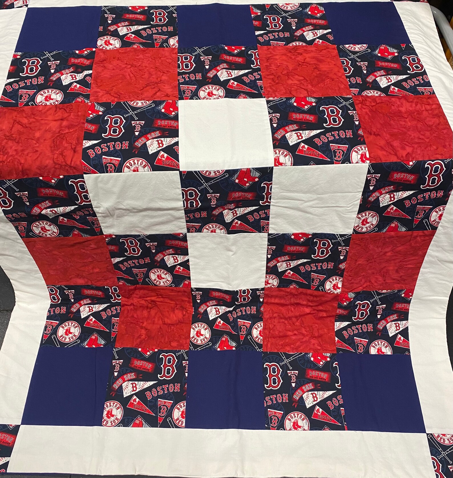 Sports Quilts—boston Red Sox, NY Yankees, Buffalo Bills, Tampa Bay ...