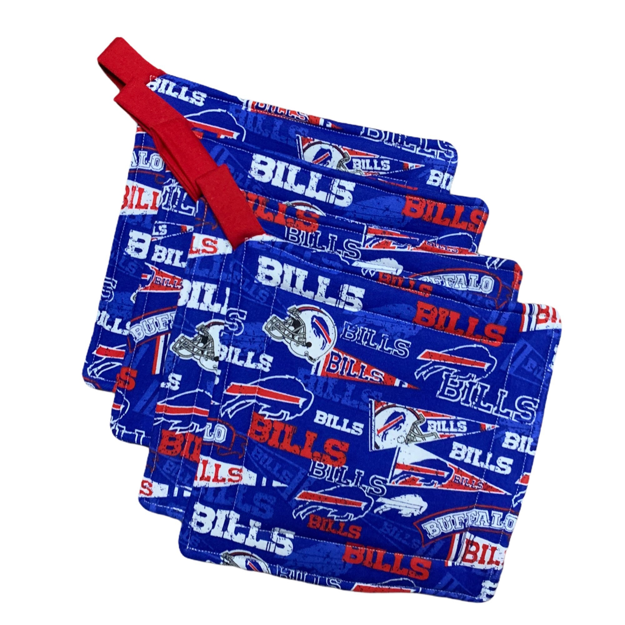 Buffalo Bills Pot Holders set of 2 and Oven Mitts sold - Etsy