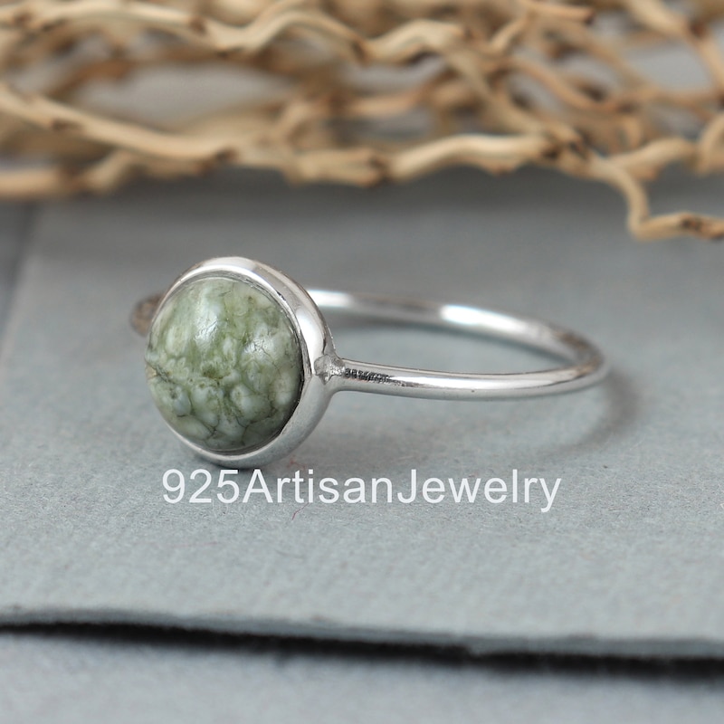 Jasper Ring - Etsy