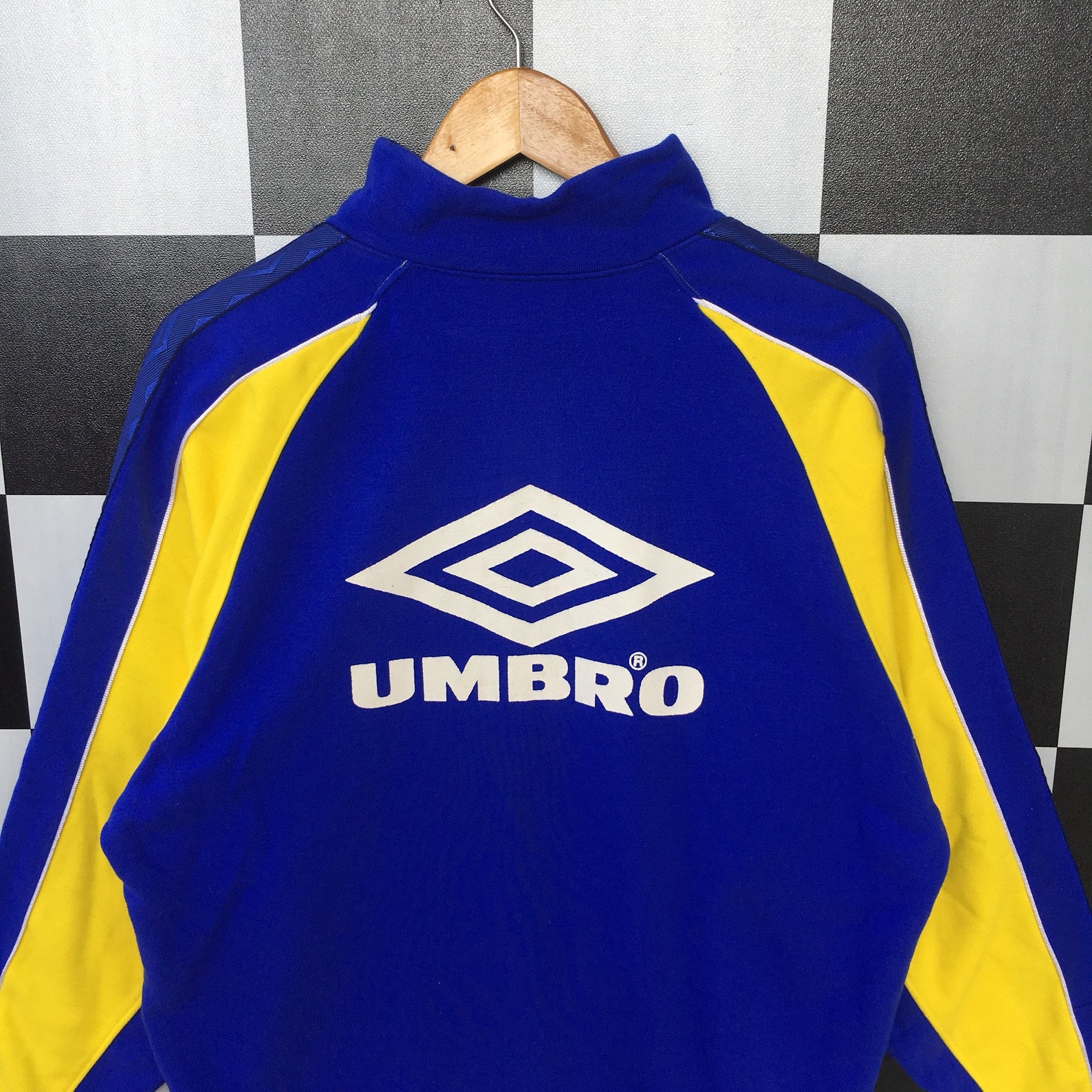 Umbro Quarter Zip Sweatshirt Jumper Umbro Crewneck Big Logo | Etsy