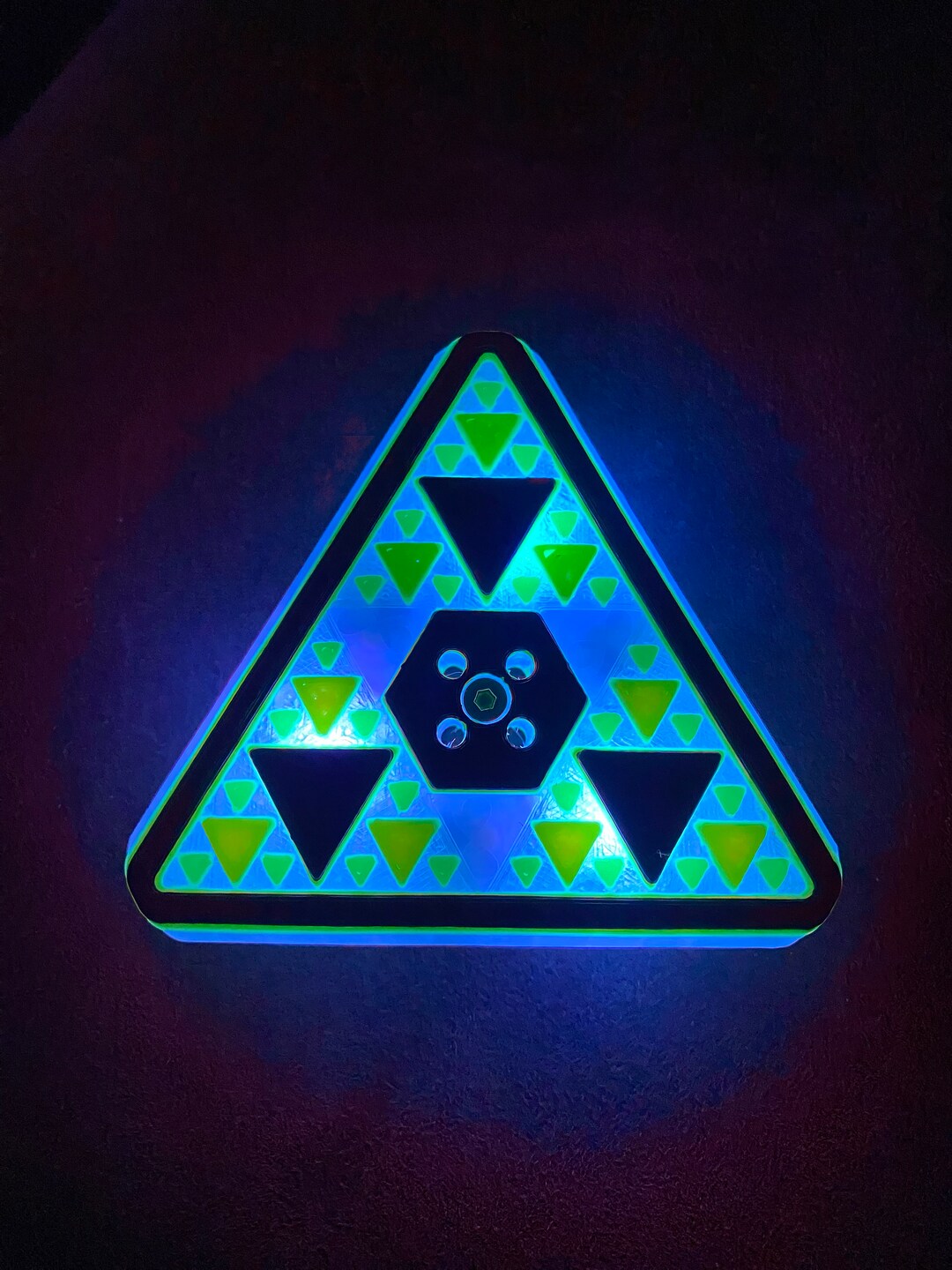 Triforce LED Orbit Flow Prop Flow Toy LED Fidget Spinner - Etsy