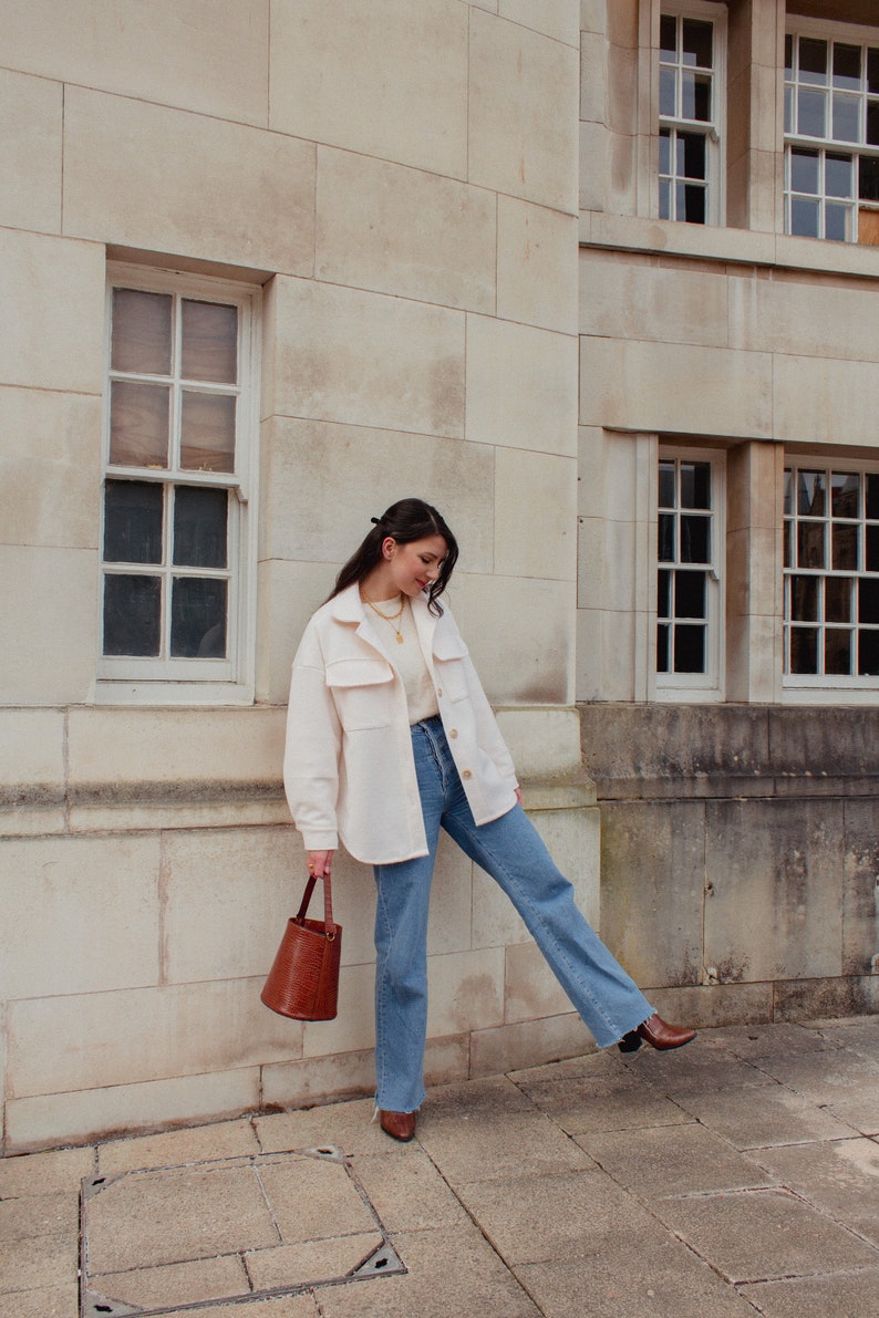 Polina Oversized Shacket Digital Pattern // UK 6-16 US 2-12 - Etsy