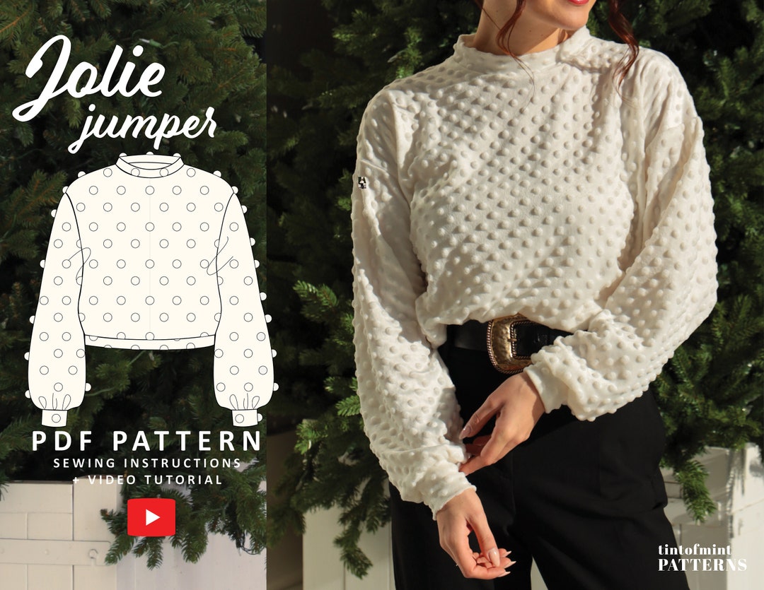 Jolie Jumper PDF Sewing Pattern Instant Download US 0-20/ UK 4-24 ...