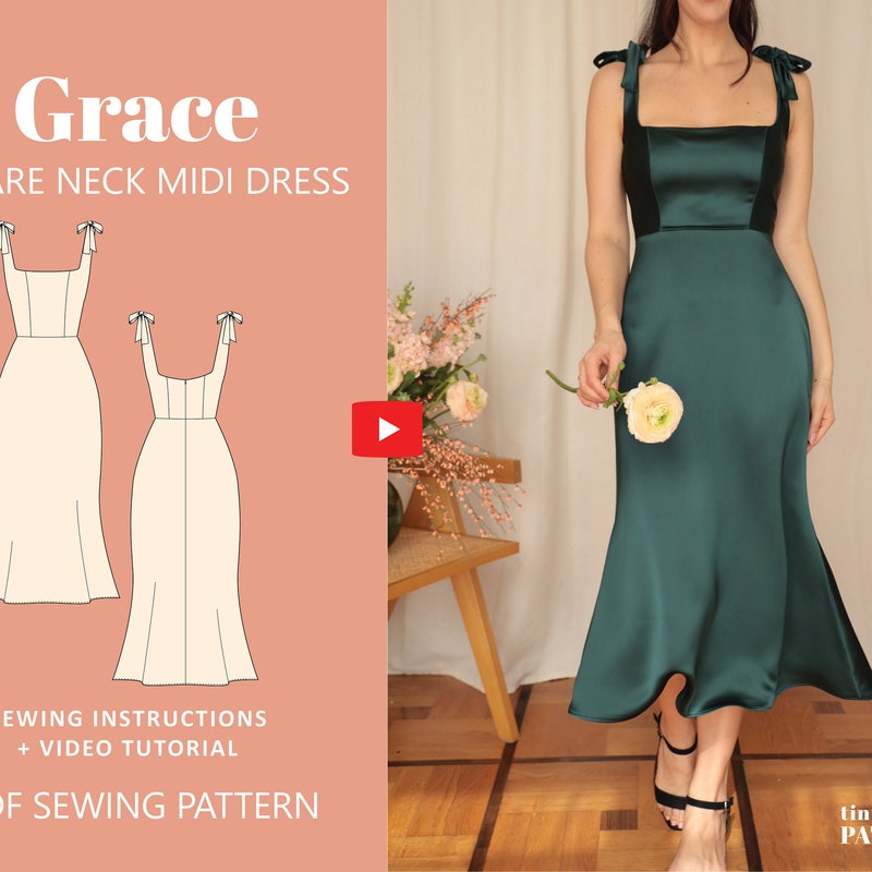 Square Neckline - Etsy