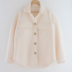 Polina Oversized Shacket Digital Pattern // UK 4-24, US 0-20 // PDF ...