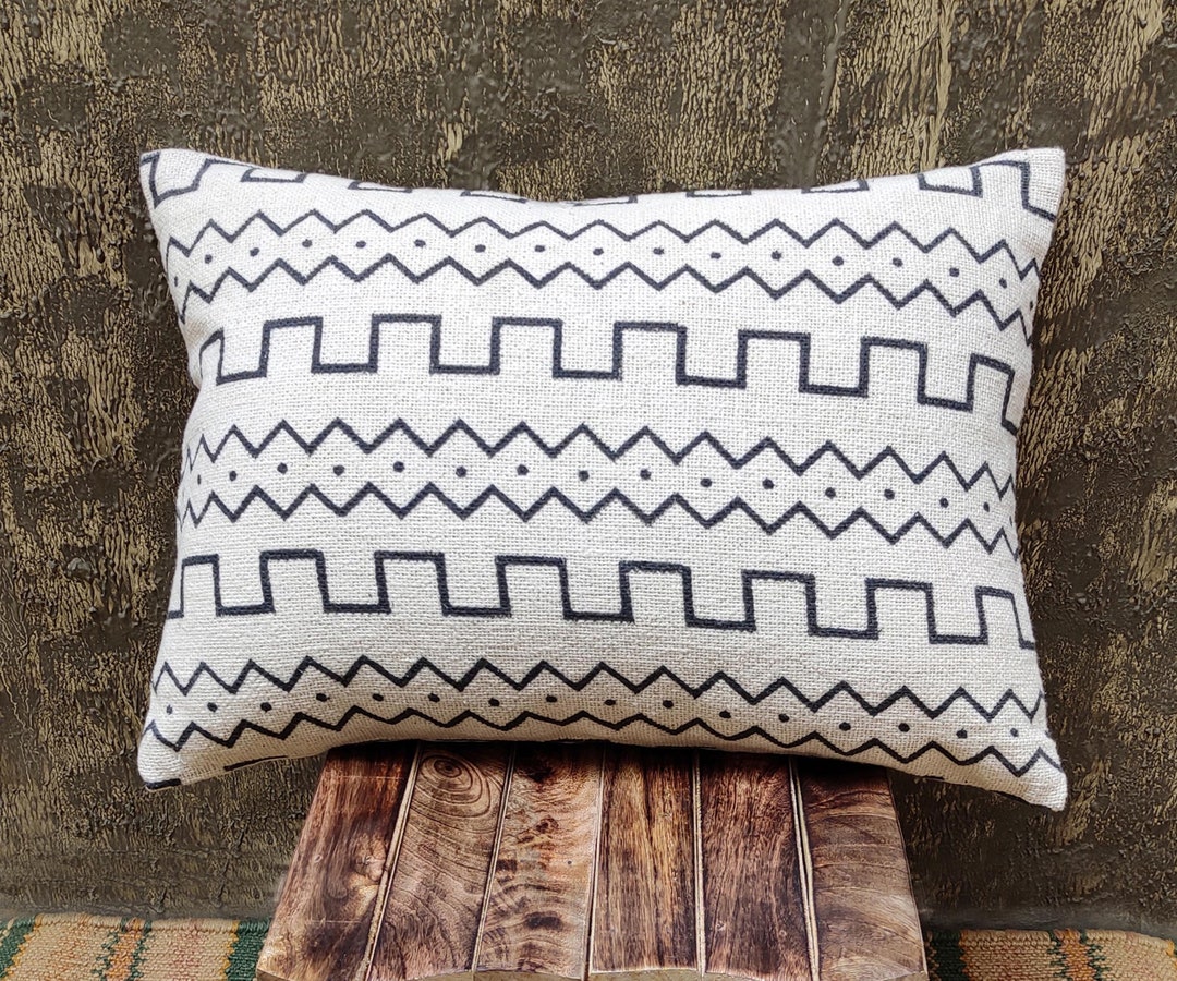 African Mud Print Mud Inspired Indian Handmade Pillowcase Hand - Etsy