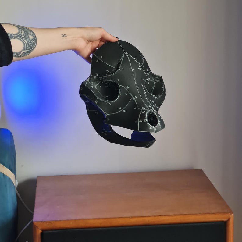 Canine Skull Mask PDF Pattern – EVA Foam Fursuit, LARP Template - Etsy