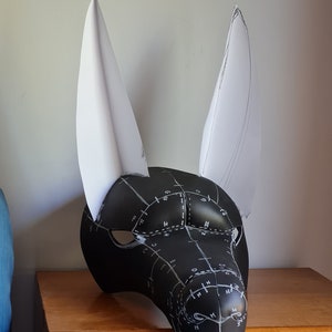 Anubis Mask PDF Pattern - DIY EVA Foam Helmet Template for Cosplay ...