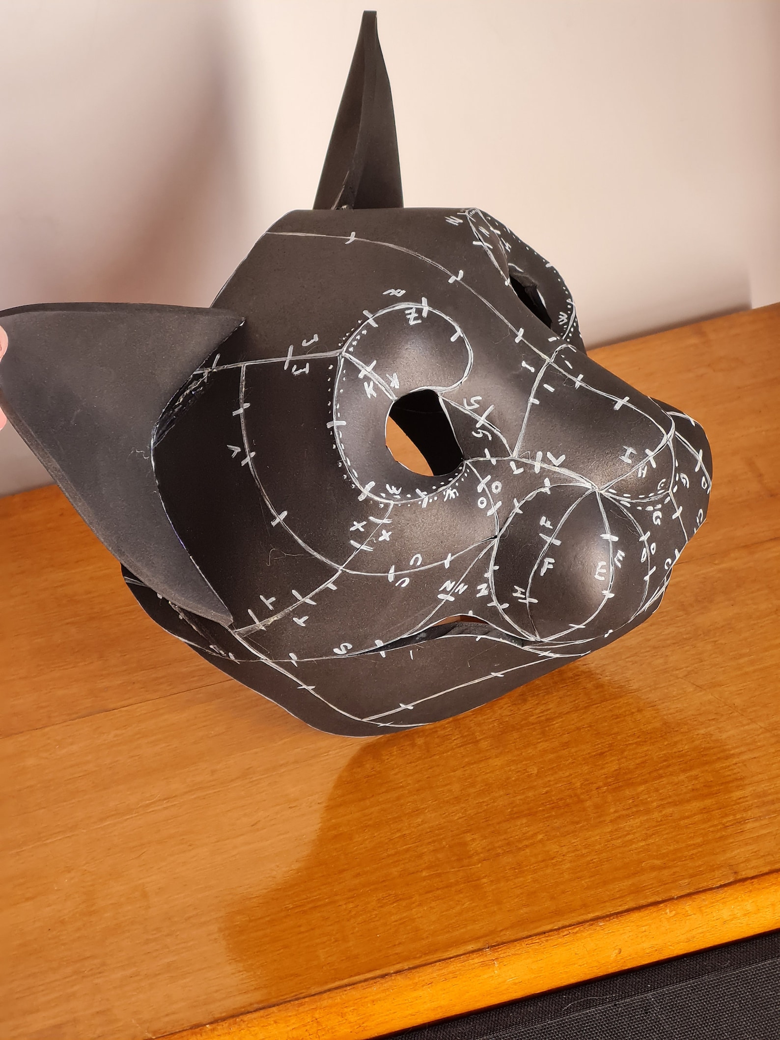 Realistic Feline Mask EVA Foam Patterns khajiit Bastet - Etsy