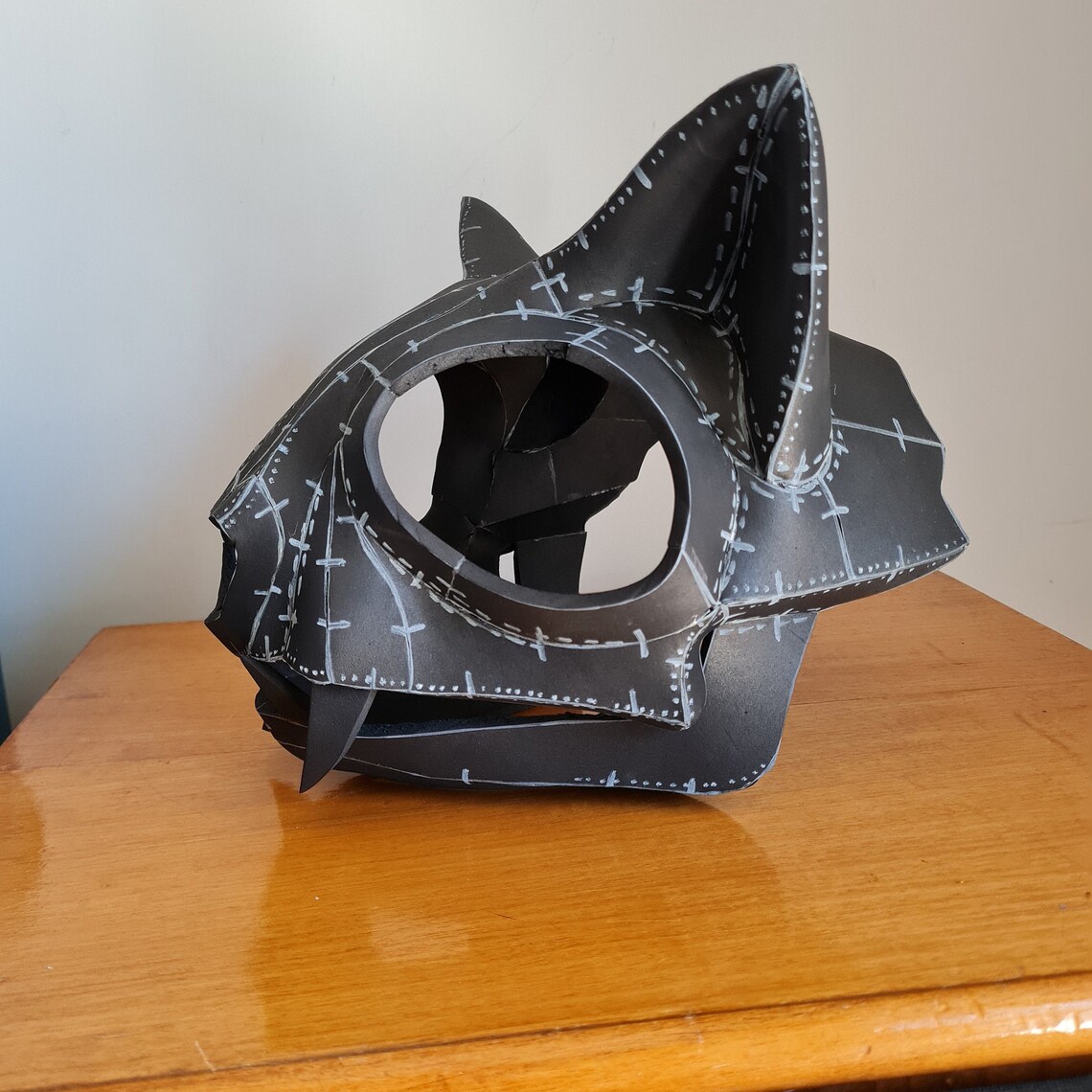 Cat Skull Mask PDF Pattern Template for EVA Foam - Etsy