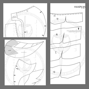 EVA Foam Armor Pattern - Narga Female Cosplay PDF, With Video Tutorial ...