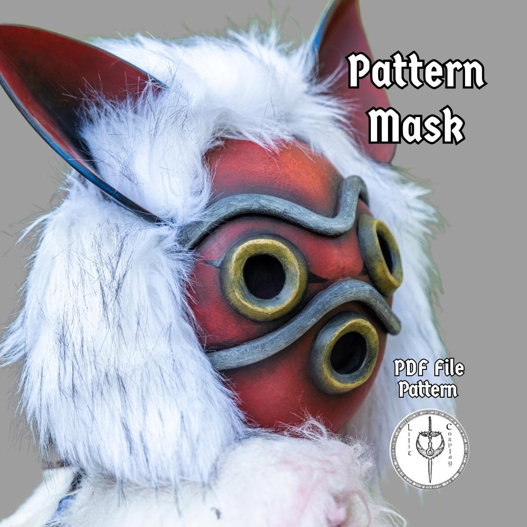 PDF Pattern for EVA Foam Mask - Instant Download for DIY Crafting ...
