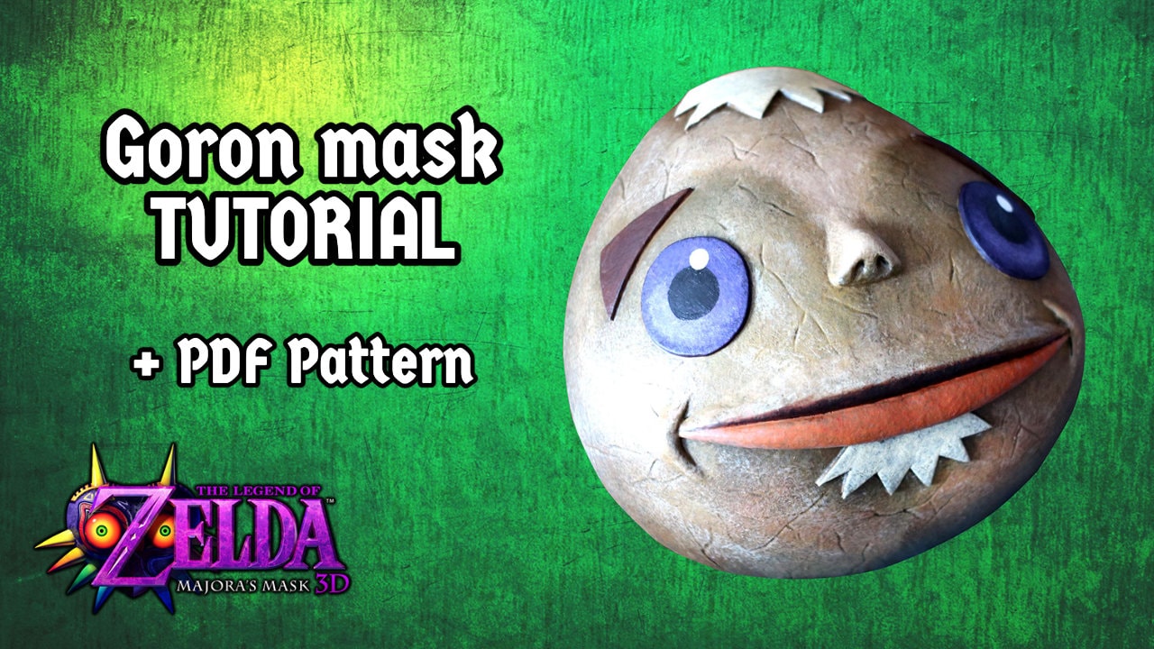 Home Improvement Goron Inspired Mask PDF Pattern For Eva Foam Home ...