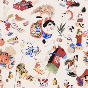 Japanese Playful Characters & Animals Chihiro Wallpaper Mural ...