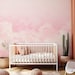 Dreamy Pink Clouds Pink Dreamy Skies Wallpaper Mural - Removable Self ...