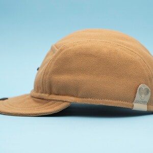 Handmade 5 Panel Cap With Short and Soft Flip up Brim. Custom Five ...