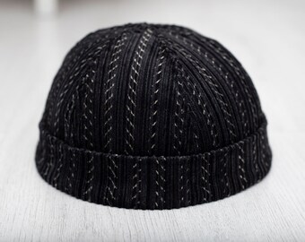 Velvet Brimless Hat - Etsy