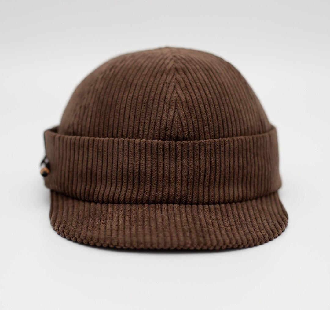 Handmade Docker Cap With Short and Soft Visor. Artistic Hat With Pencil ...