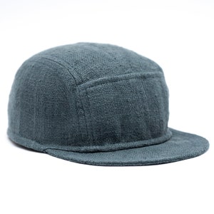 5 Panel Camp Cap With Short and Soft Brim. Cycling Cap Inspired. Blanc ...