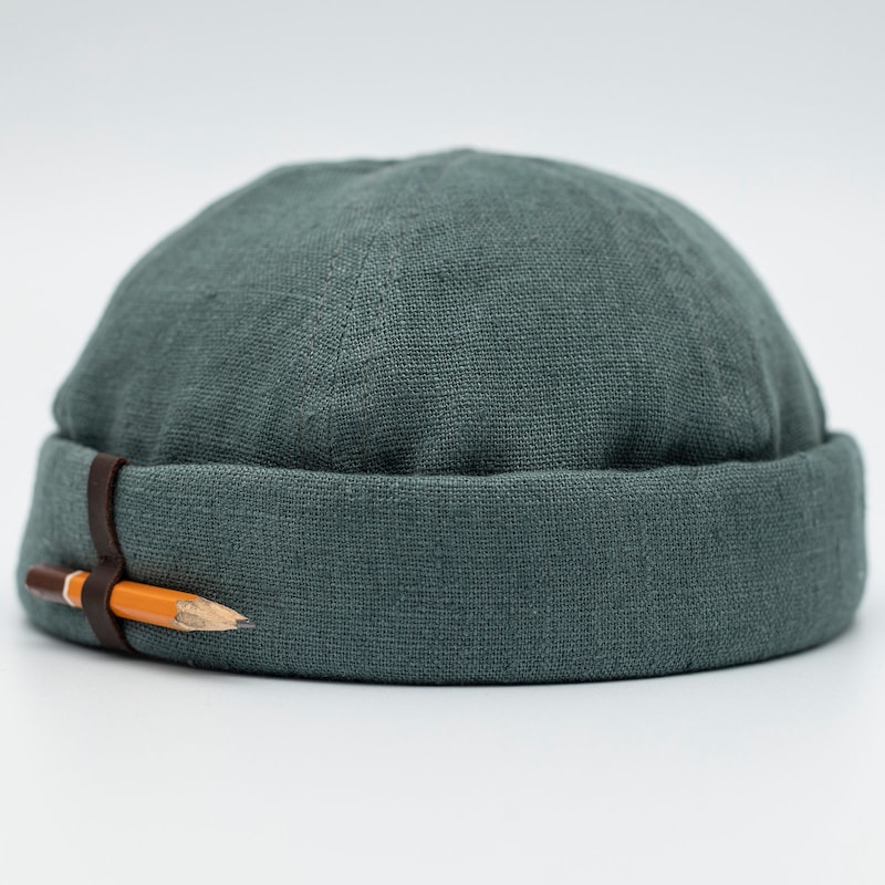 Linen Docker Caps - Etsy