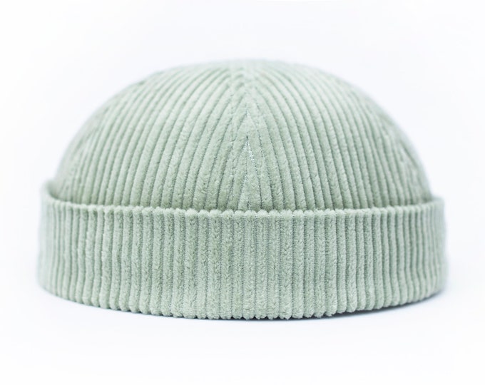 Handmade Docker Cap. Docker Hat Made of Corduroy. Velvet / Cotton ...