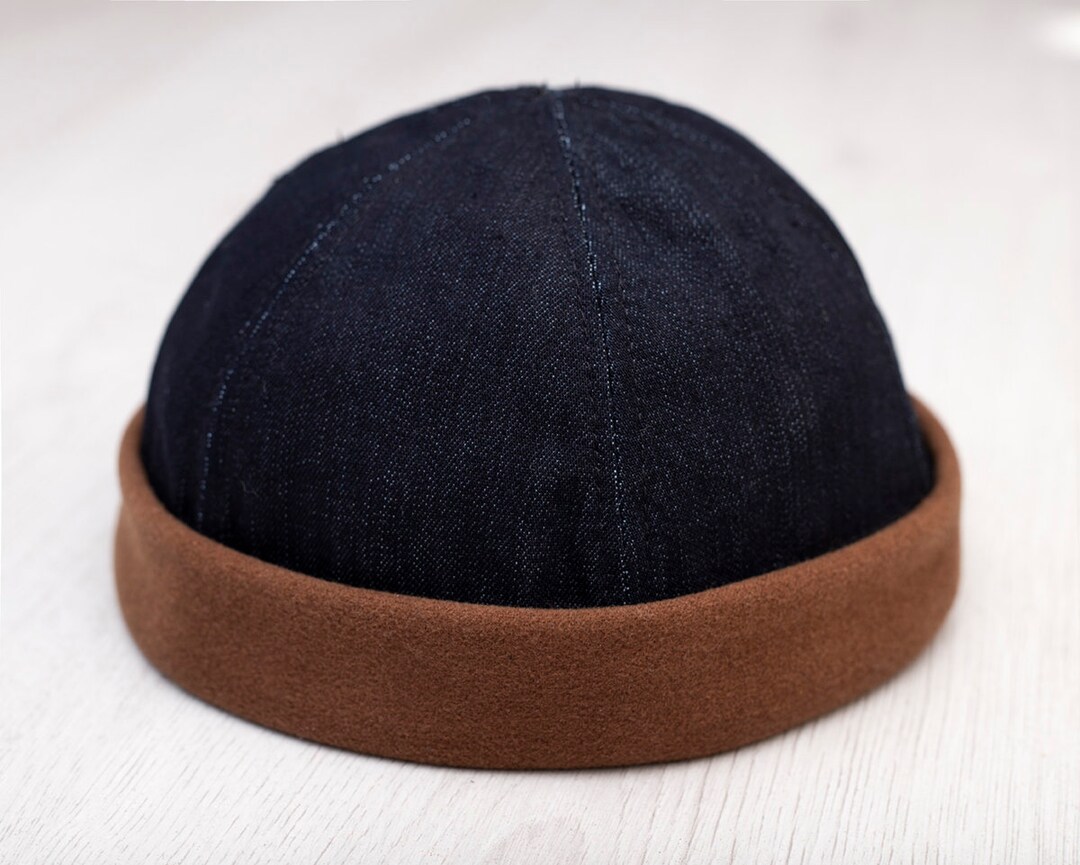 Handmade Docker Cap. Unisex Brimless Hat. Limited Edition Cap With ...