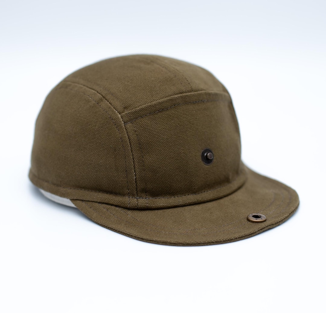 Limited Edition 5 Panel Cap With Flip up Brim. Unisex Camp Cap With ...