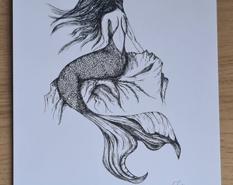 How To Draw A Realistic Mermaid