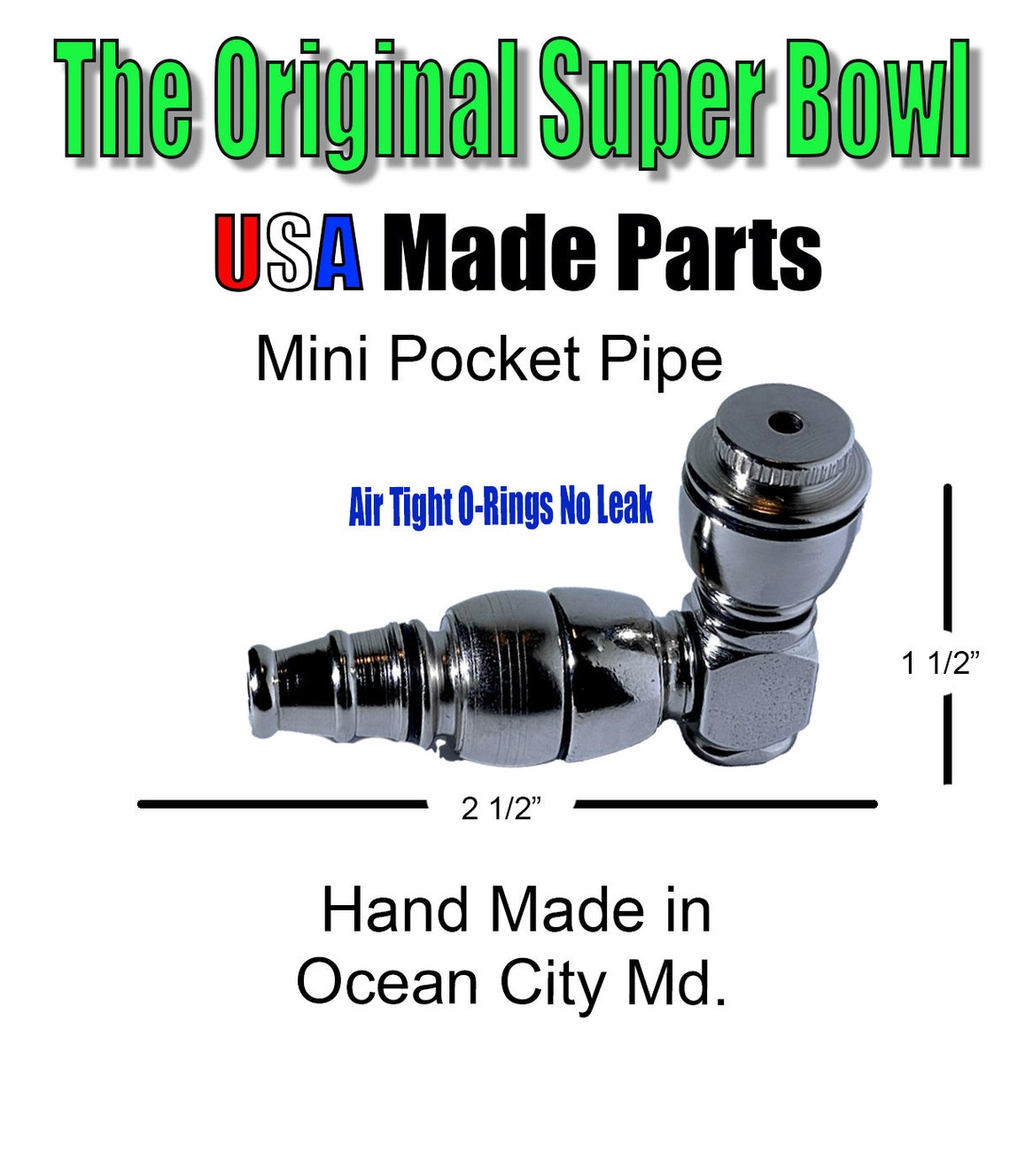 Brass or Nickle Mini Pocket Pipe metalclassbrass - Etsy