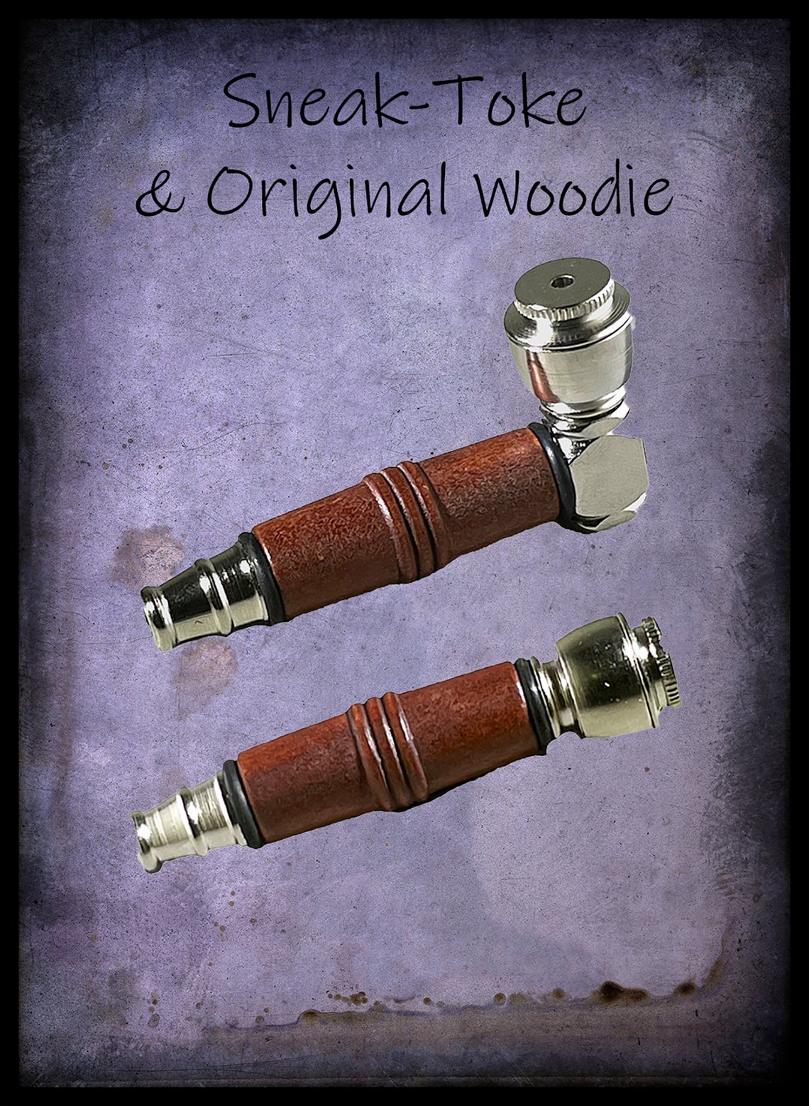 Sneak-A-Toke & Original Woodie-Art Pipe-Metal Smoking Pipe | Etsy