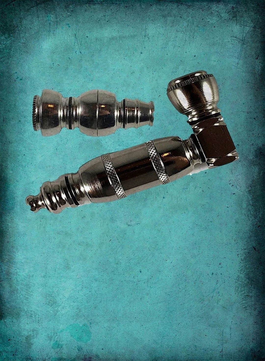 Brass or Nickle Sneak A Hit & Chamber Pipe - Solid Nickle Chamber Pipe ...